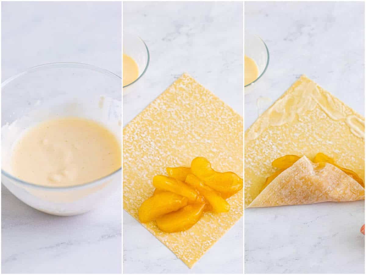 Vaječné válce jablečného koláče - Saveurs & Créations