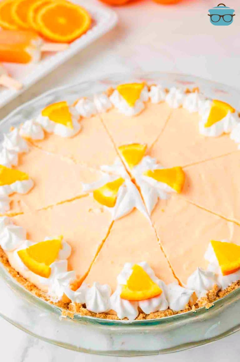 Orange Creamsicle Pie - Saveurs & Créations