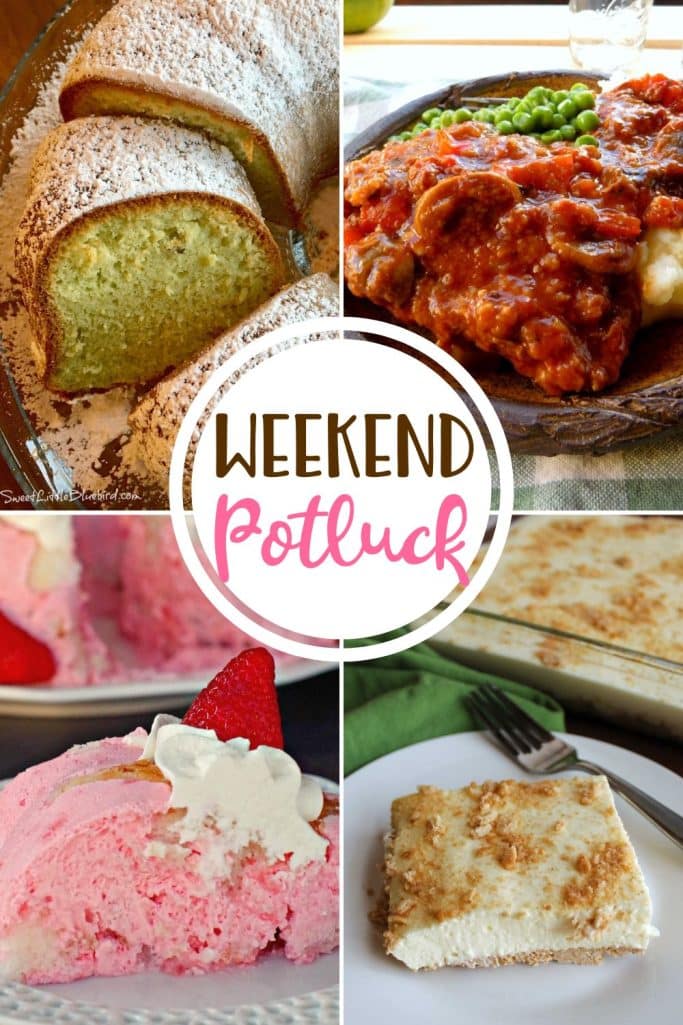 Gâteau à la nourriture à la fraise Jello - Potluck de week-end # 674 ...