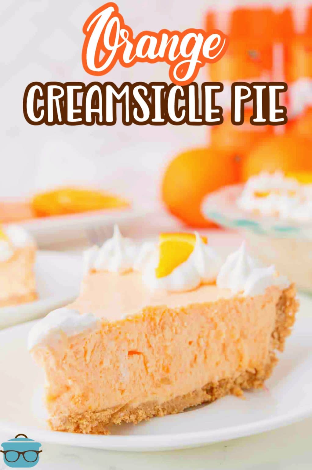 Oranje crèmekleurige taart - Saveurs & Créations