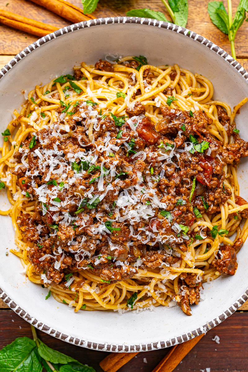 Spaghetti în stil grecesc (Magaronia May Kima) - Saveurs & Créations