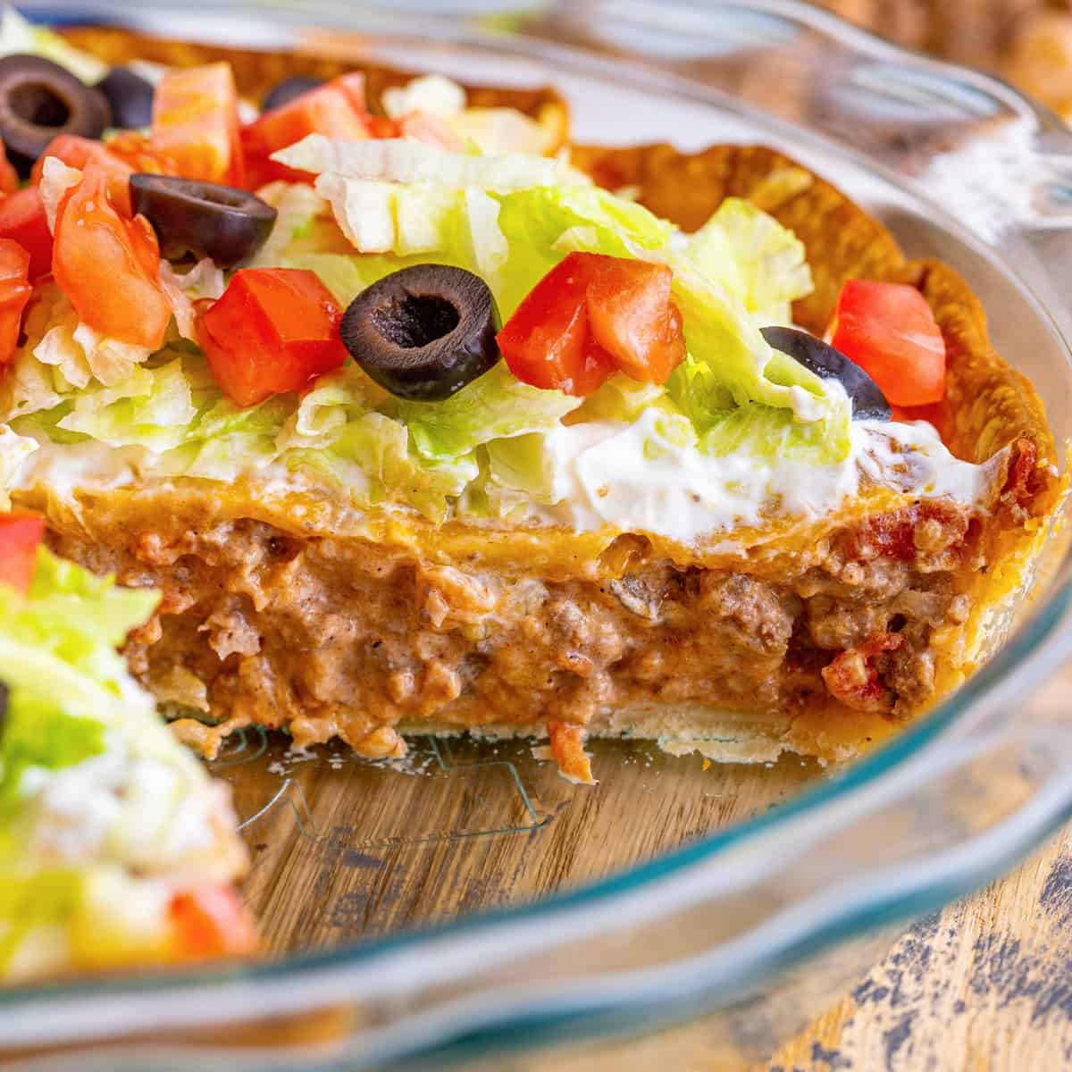 Easy Taco Pie - Saveurs & Créations